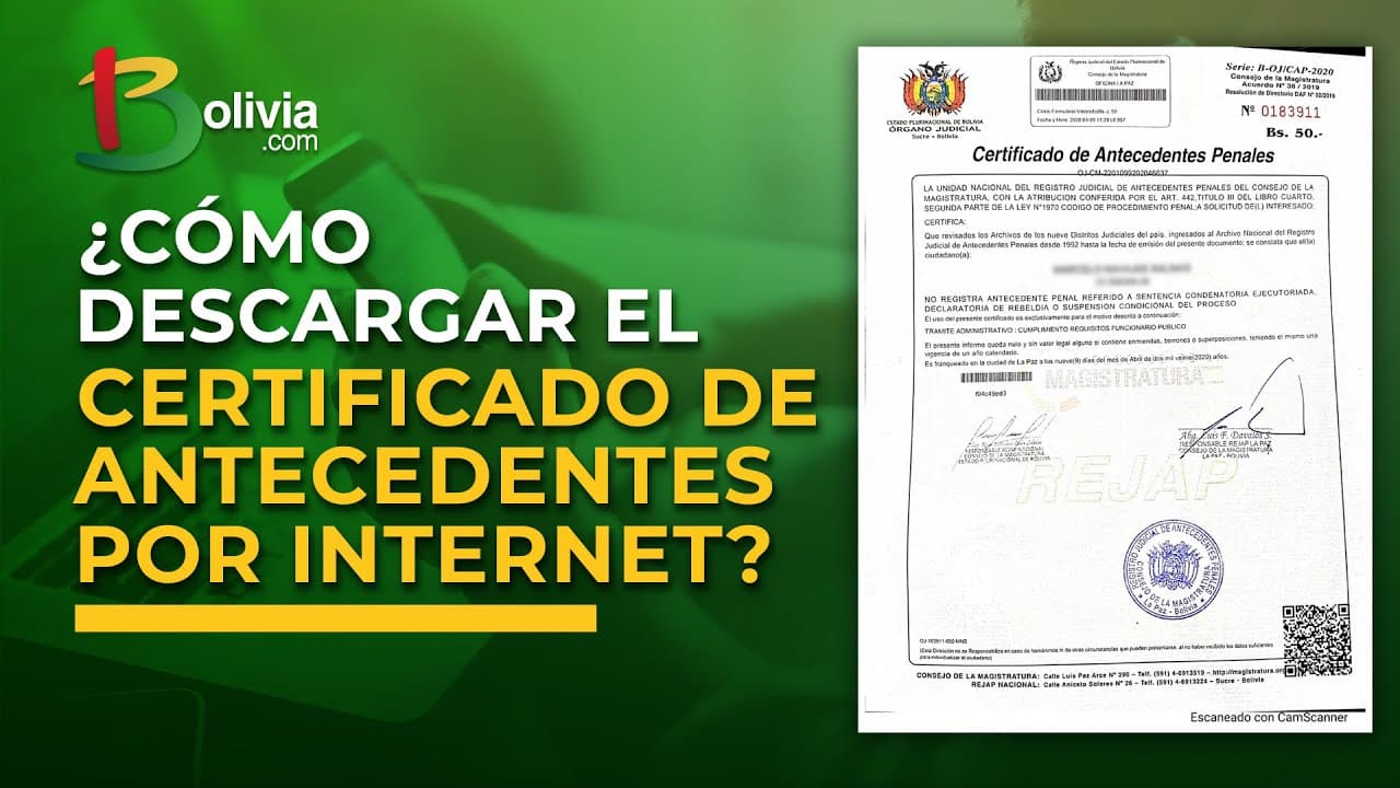 Certificado de antecedentes: ¿Qué es y cómo obtenerlo? - Tú Servicio